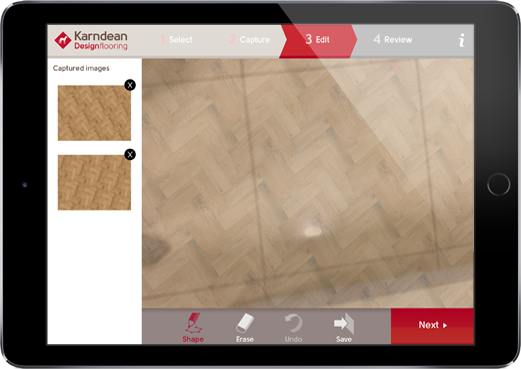 Augmented Reality Flooring App and Tiling App for Ceramic Tiles Industry