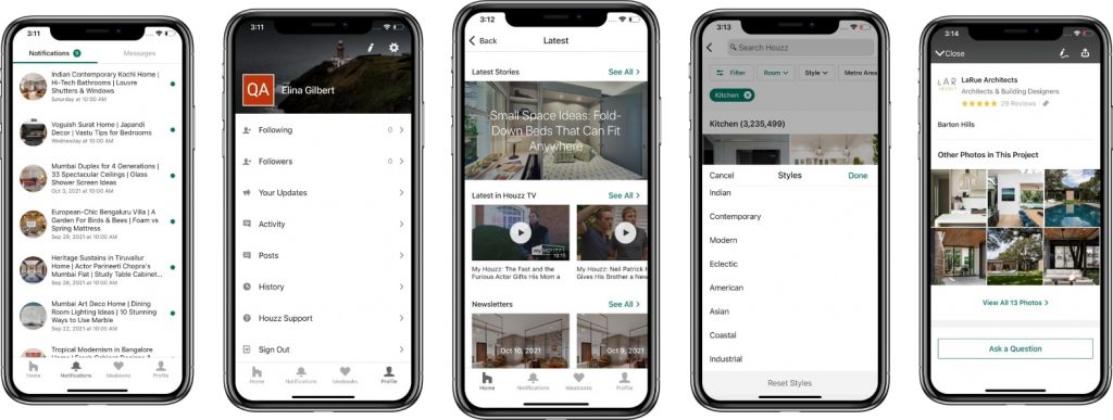 Houzz App || Develop an App Similar to Houzz Interior Design App
