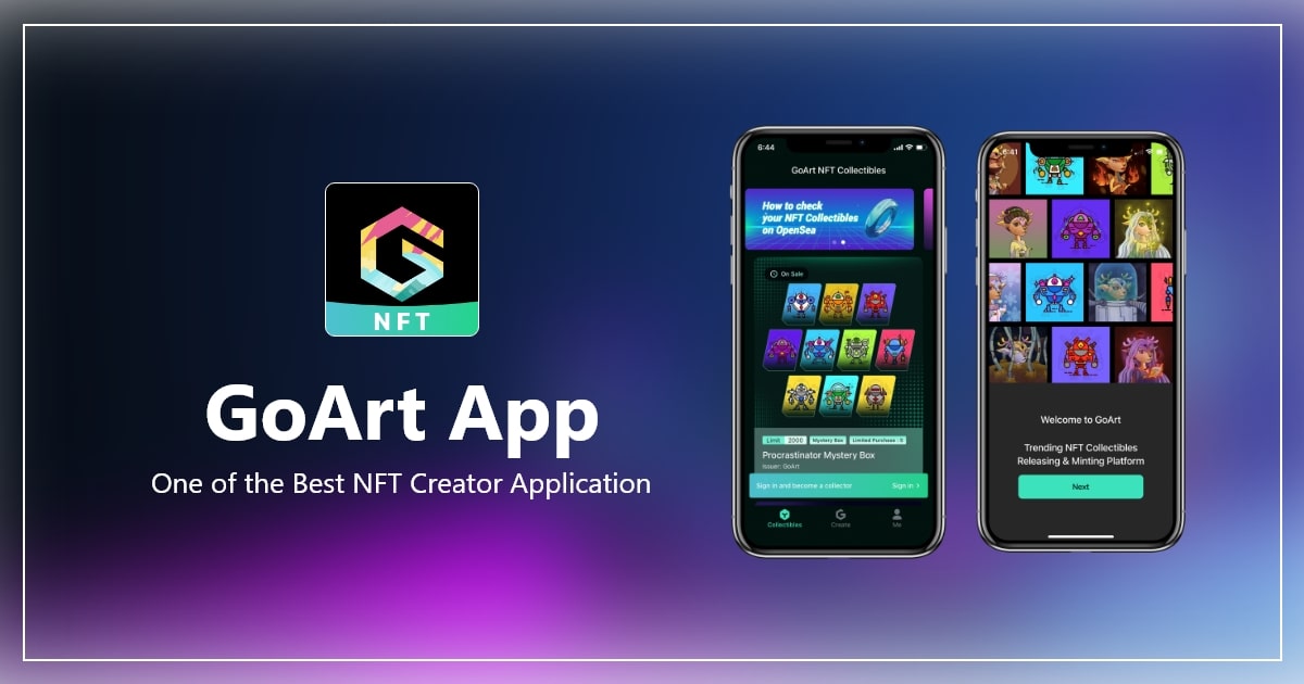 GoArt App - One of the Best NFT Creator Applications