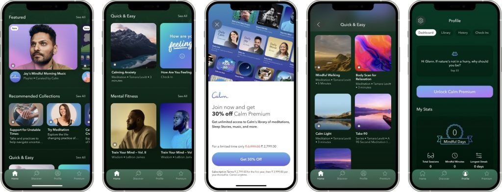 Calm App- The Best Meditation App To Improve Your Sleep